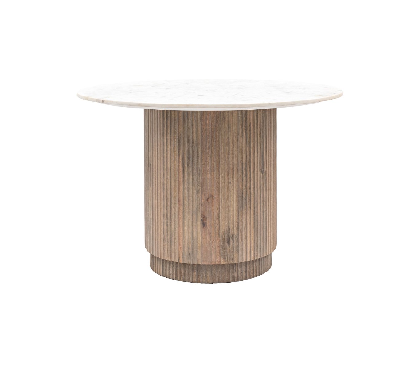 Mela Fluted Round Dining Table – Hauslife