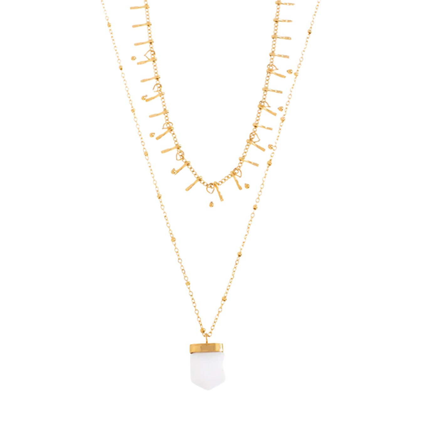 Quartz Double Necklace – Hauslife