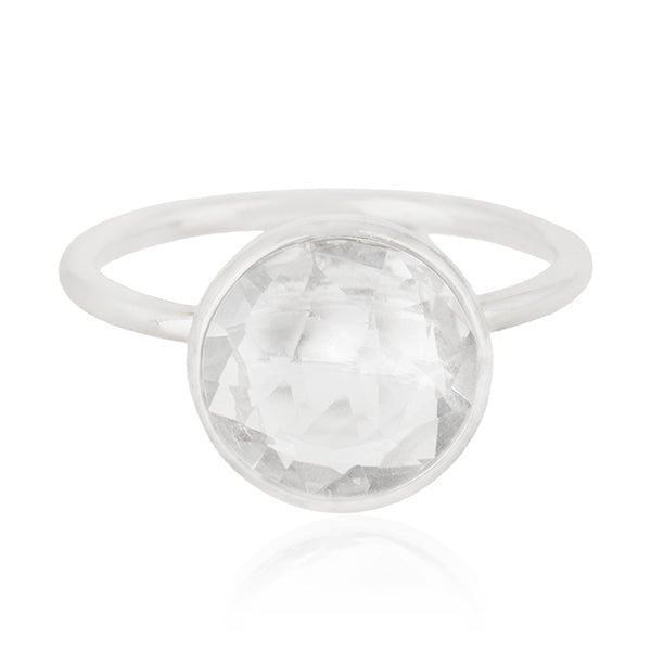 Silver Quartz Cocktail Ring – Hauslife